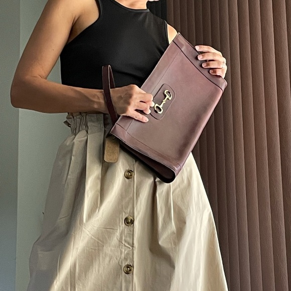 burlington | Bags | Clutch Leather Vintage Burlington Embossed | Poshmark